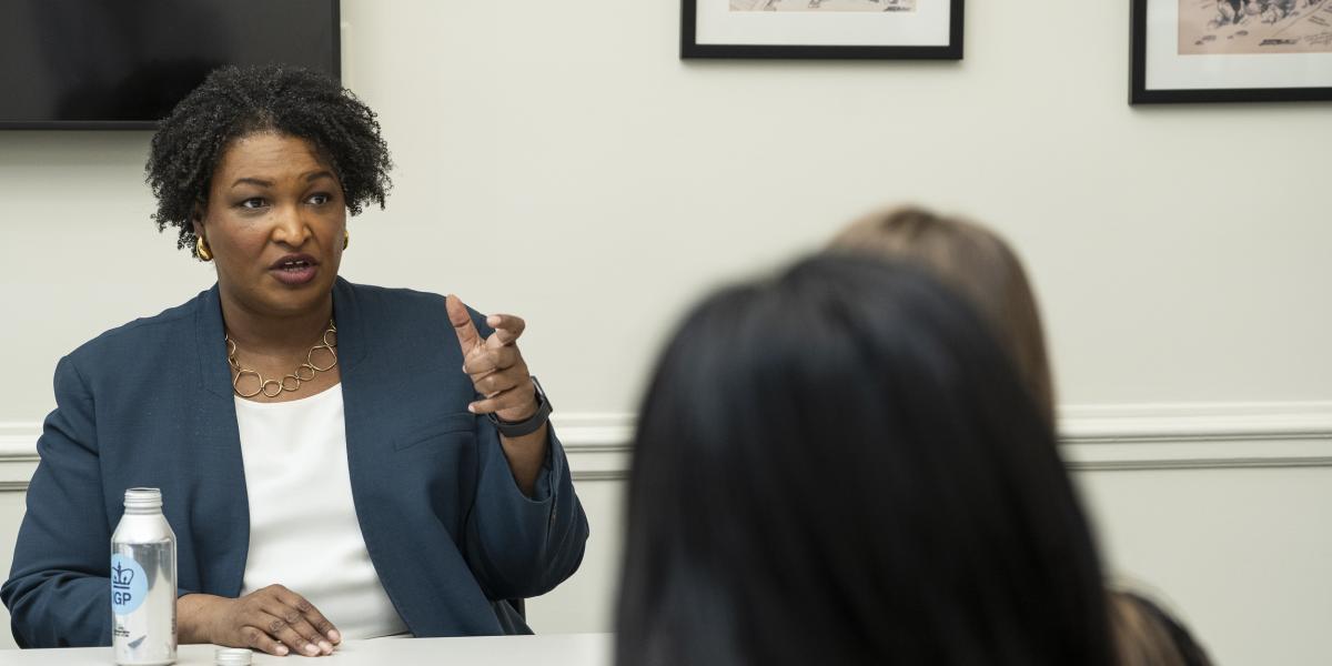 Stacey Abrams Shares Plan to Stop Autocracy | Institute of Global ...